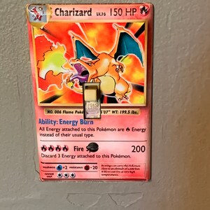 Pokemon Light Switch Cover Plate Charizard - Etsy