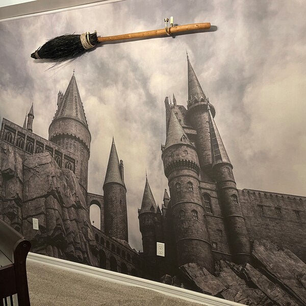 Wizarding World Wallpaper Mural / Wizard School Wallpaper / Wizard ...