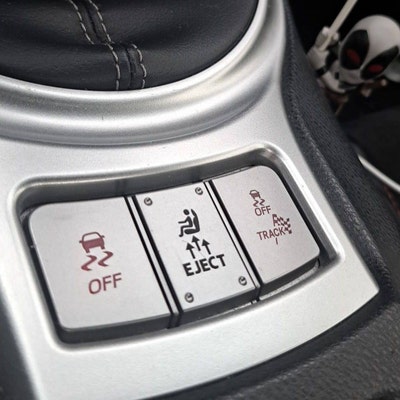Eject Blank Button Decal Sticker for Scion FRS, Subaru BRZ, Toyota 86 ...