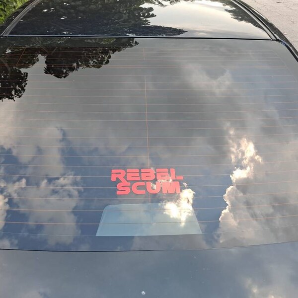 Rebel Scum Decal / Rebel Alliance Star Wars Sticker / Star Wars Fan Art ...