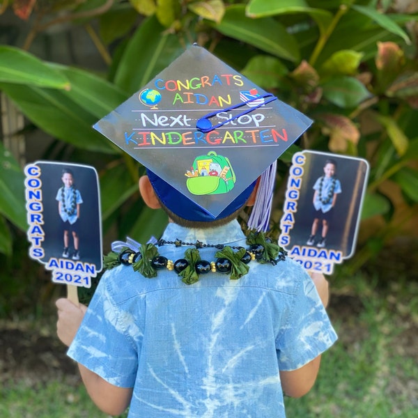 Graduation Kindergarten and Preschool Cap Toppers | 2025 Kindergarten ...