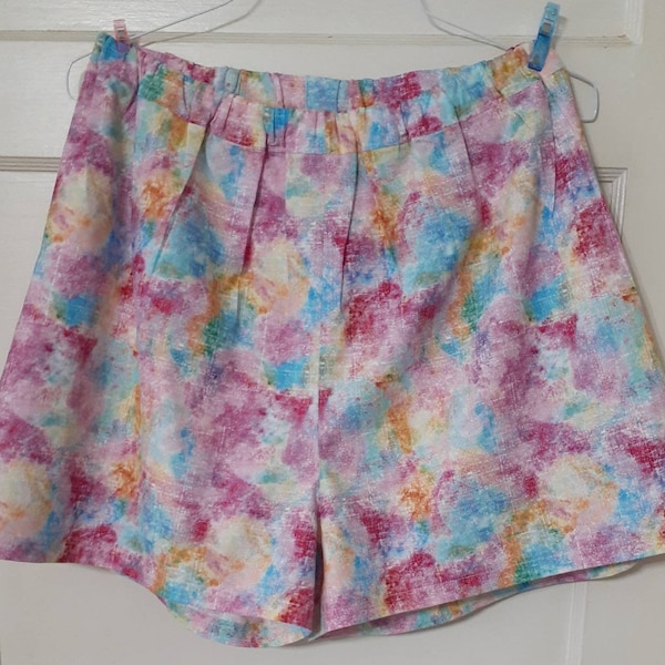 Simple Womens High Waisted Shorts With Elastic Waistband PDF Sewing ...