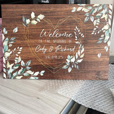 Rustic Wedding Table Plan Sign Wedding Seating Plan - Etsy