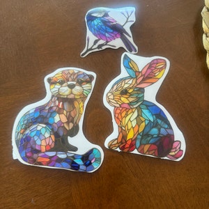 Werewolf Stained Glass Window Cling Werewolf Window Film Werewolf ...