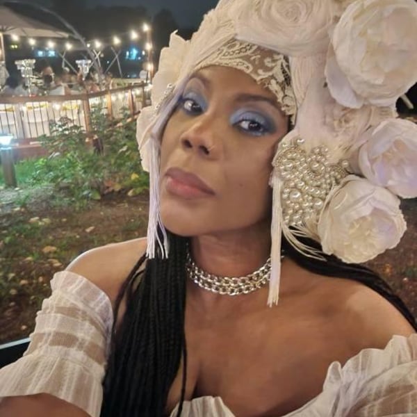 Zelphor Division Futuristic Cyborg Headgear Halo Headpiece Mask Costume ...