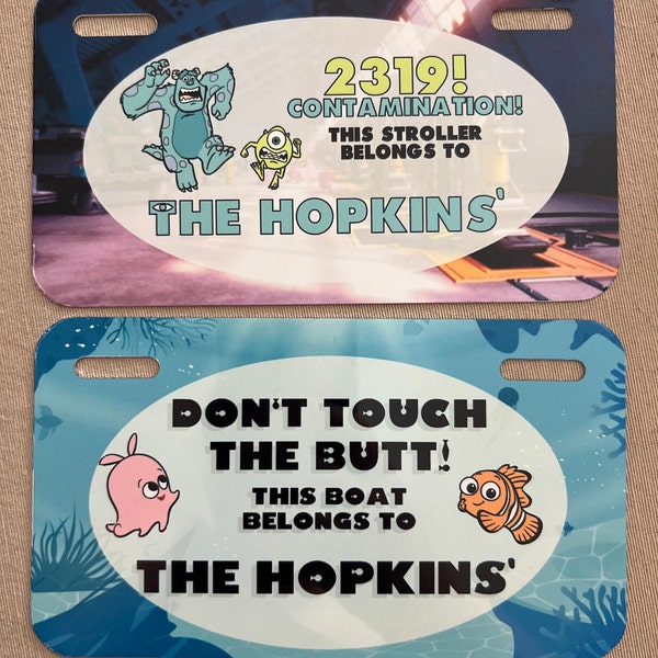 2319 Contamination Stroller Tag Sign - Etsy