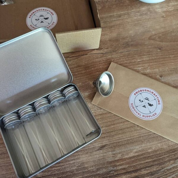 BUSHCRAFT SPICE SET, Travel Spices Set, Spice Storage, Campfire Spices ...