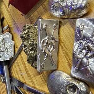 Graphite Casting Mold Pirate Coin Bullion Pour Your Own 1618 Spanish 8 ...