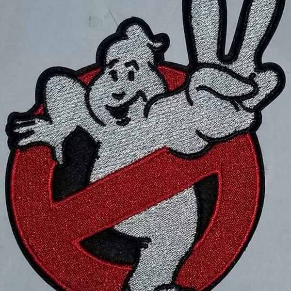 GHOSTBUSTERS 2 Movie Logo Iron-on Embroidered Patch HIGH-QUALITY! 3.5 ...