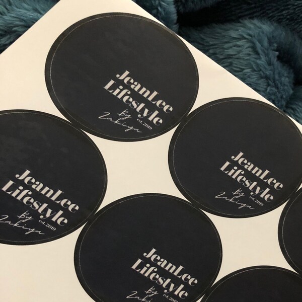 Custom Logo Stickers, Round Branding, Round Logo Stickers, Packaging ...