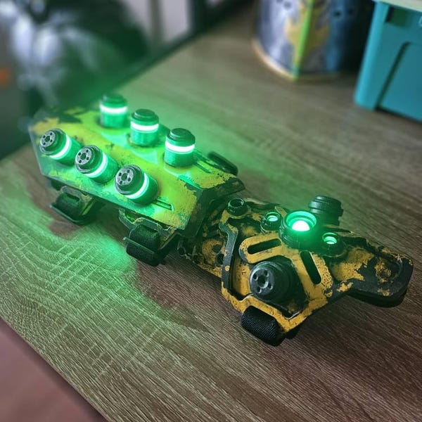 Power Node SINGLE Gauntlet - Cyberpunk Ultra Bright LED Original Design ...