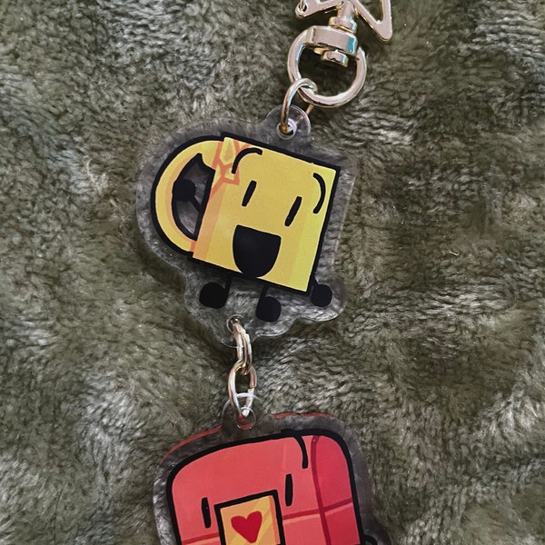 Cup and Treasure Chest PPT2 Linked Keychain Youtube Object Show - Etsy