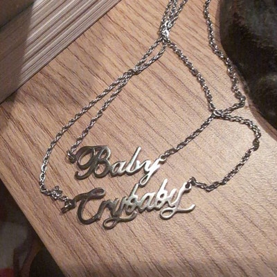 Custom Name Necklace, Sam Nameplate Necklace, Personalized Letter Name ...