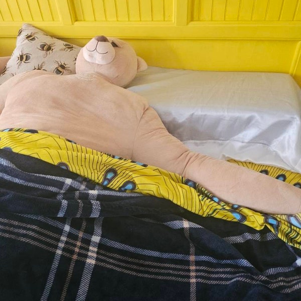 Loving Bear Puffy, Hug Body Pillow, Plush Figure Human Size Gift for ...