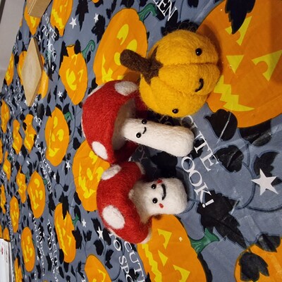 Woolly Bunny Bookmark Needle Felt Felted Handmade Wool Rabbit Book ...