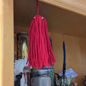 Lil' Red puppet Guy Ornament - Etsy
