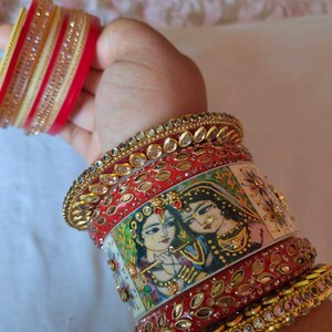 Pink Bridal Punjabi Choora Wedding Wear Chuda Set for Indian Wedding ...