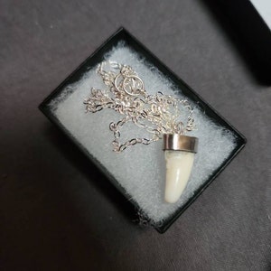 Custom Puppy/ Kitten Tooth Necklace // Pet Memorial Necklace // Dog ...
