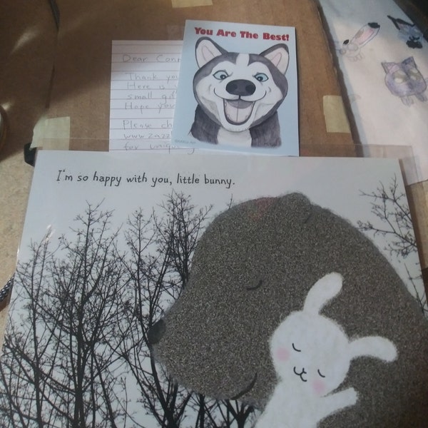 Bear Bunny Love Illustration Print, Cottage Core Home Wall Décor ...