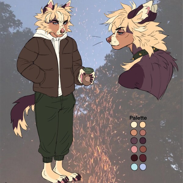 Feral Wolf Adopt Base - Etsy