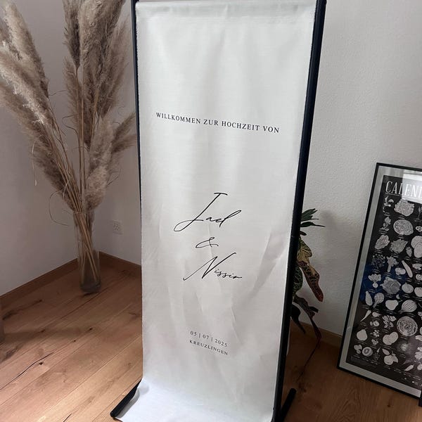 In Loving Memory Wedding Fabric Sign, Memory Chair Sign, Forever in Our ...