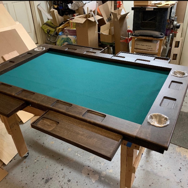 Board Game Table Topper With Added Shelves - Etsy