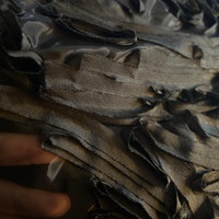 Jacquard Fabric, Natural White Particle Fabrics, 3D Irregular Fabric ...