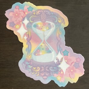 Canna-cotton Holo Sticker Stoner Girls Cotton Candy - Etsy