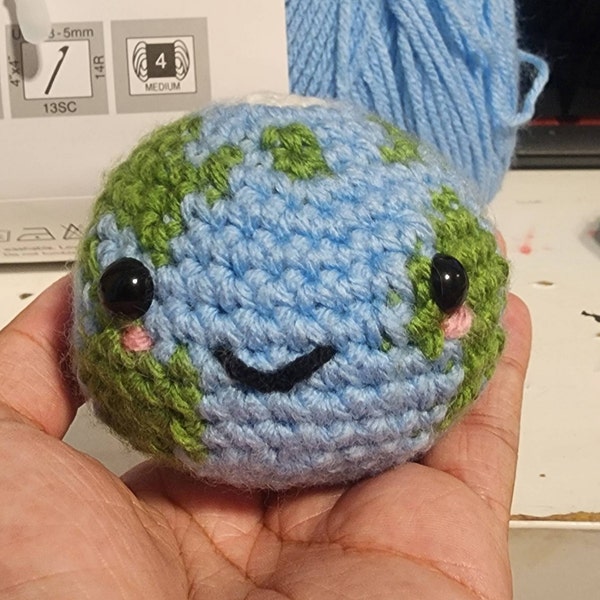 Planet Earth Crochet PATTERN ONLY Pdf Instant DOWNLOAD! Amigurumi ...