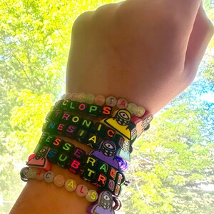 Tony Rick Perler Necklace Rick and Morty Perler Trippy Perler for EDM ...