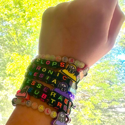 Tony Rick Perler Necklace Rick and Morty Perler Trippy Perler for EDM ...