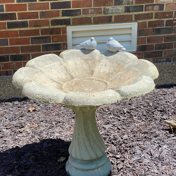 Bird Statues, Concrete Birds, Birdbath Birds, Cement Statues, Concrete ...