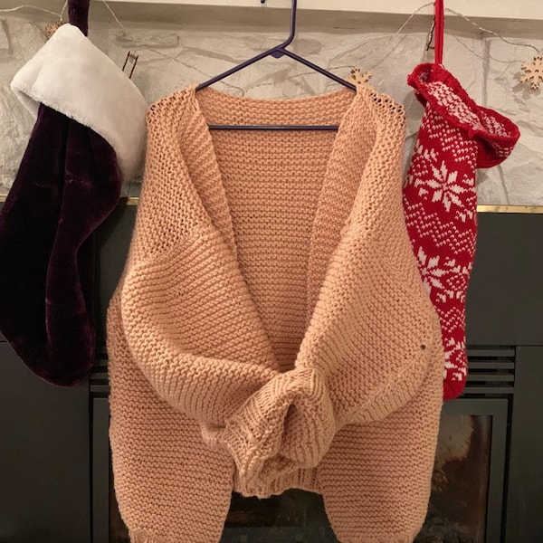 Downtown Cardigan Knit Pattern - Etsy