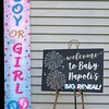 Baby Q Baby Shower Sign, Barbeque Baby Shower Yard Sign, Baby-q Welcome ...