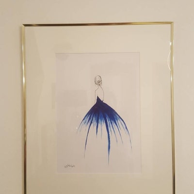 Original Drawing, Gold Flakes, Eye Sketch, Original Artwork, Eye ...