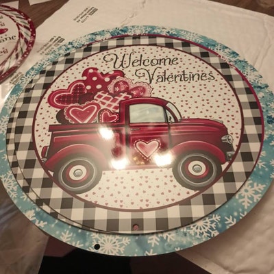 Blue Rose Welcome Wreath Sign, Signs for Wreaths, Wreath Enhancement - Etsy