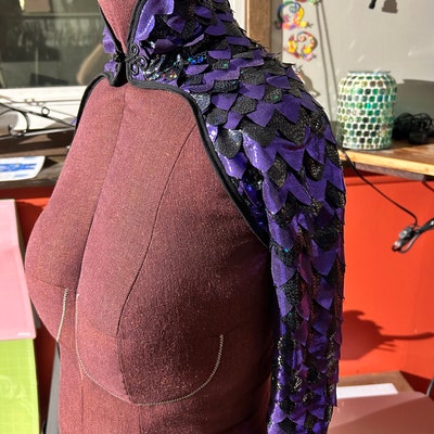 SEWING PATTERN How to Make Dragon Scales Bolero Pattern Included - Etsy
