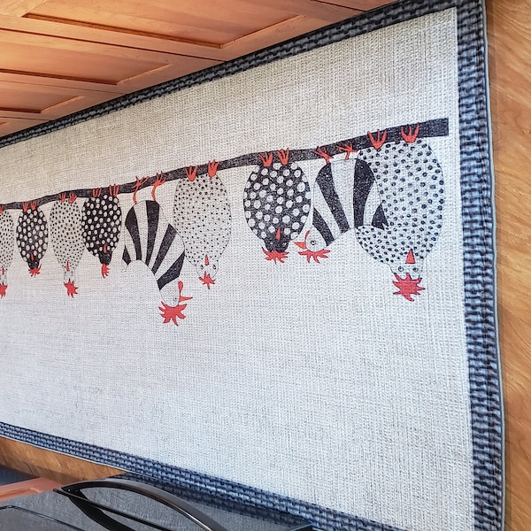 Chicken Kitchen Dining Room Runner Rug / Mat Non-skid Machine Washable ...