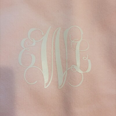 Monogrammed Kids Crew Neck Sweatshirt, Personalized Monogram Youth ...