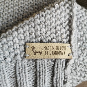 Labels for Handmade Items, Knitting Labels, Custom Garment Labels ...