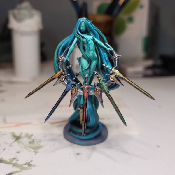 Nendra - Preistess of Eilistraee | Fantasy Resin Miniature | Dnd ...