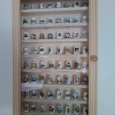 Thimble Collection Display Case. 2 Doors. for 200 Thimbles. - Etsy