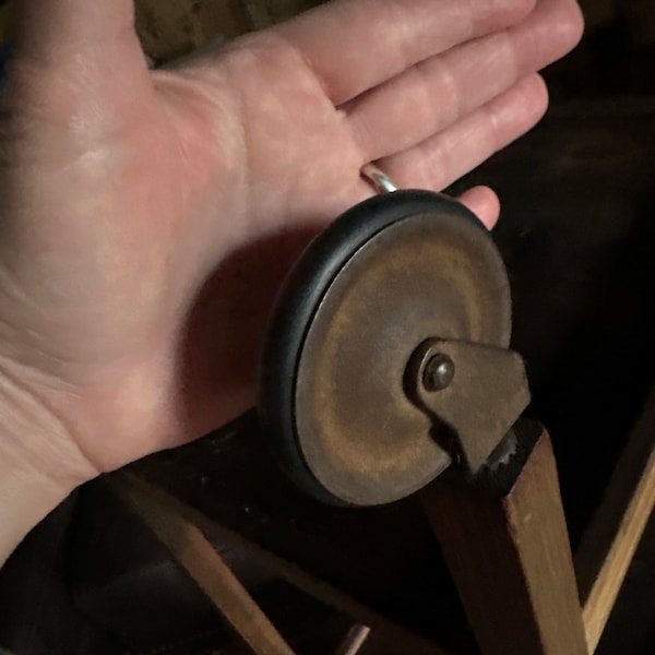 Tea Cart Wheel Replacement Rubber Vintage Trolley Mid Century Bar ...