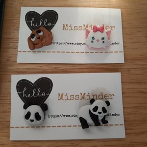 Adorable Panda Bear Diamond Painting Cover Minder Needle Minder Magnet ...