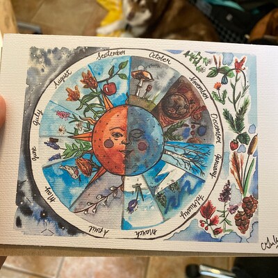 Celestial Calendar Print - Etsy