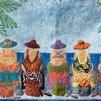 Beach Bums PDF Quilt Pattern - Applique Quilt Pattern- Wall Hanging Pattern - Beach - Joann ...