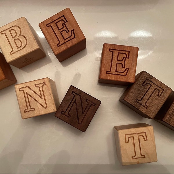 BAPTISM NAME BLOCKS - Personalized Baby or Child's Christening or ...