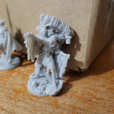 Dragonborn Miniature Dnd Dragonborn Knight Warrior Figure 32mm Scale ...