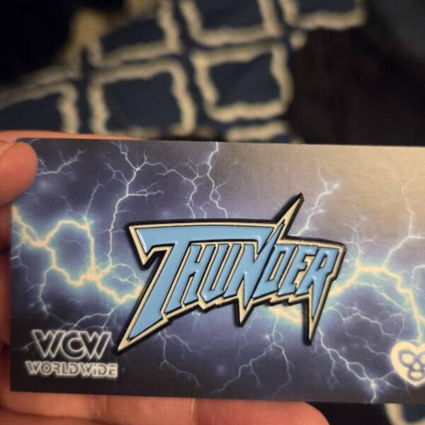 Thursday Night Thunder 1.75" Enamel Pin - Etsy