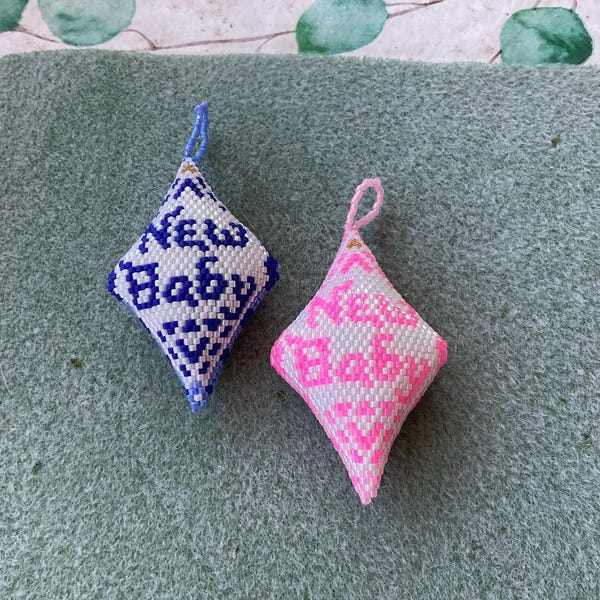 3D Peyote Star Duckie Star green Digital Download - Etsy